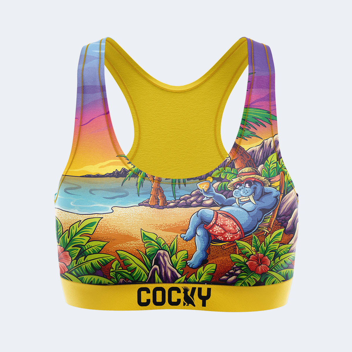 Tiki Tiki - Womens Crop Top